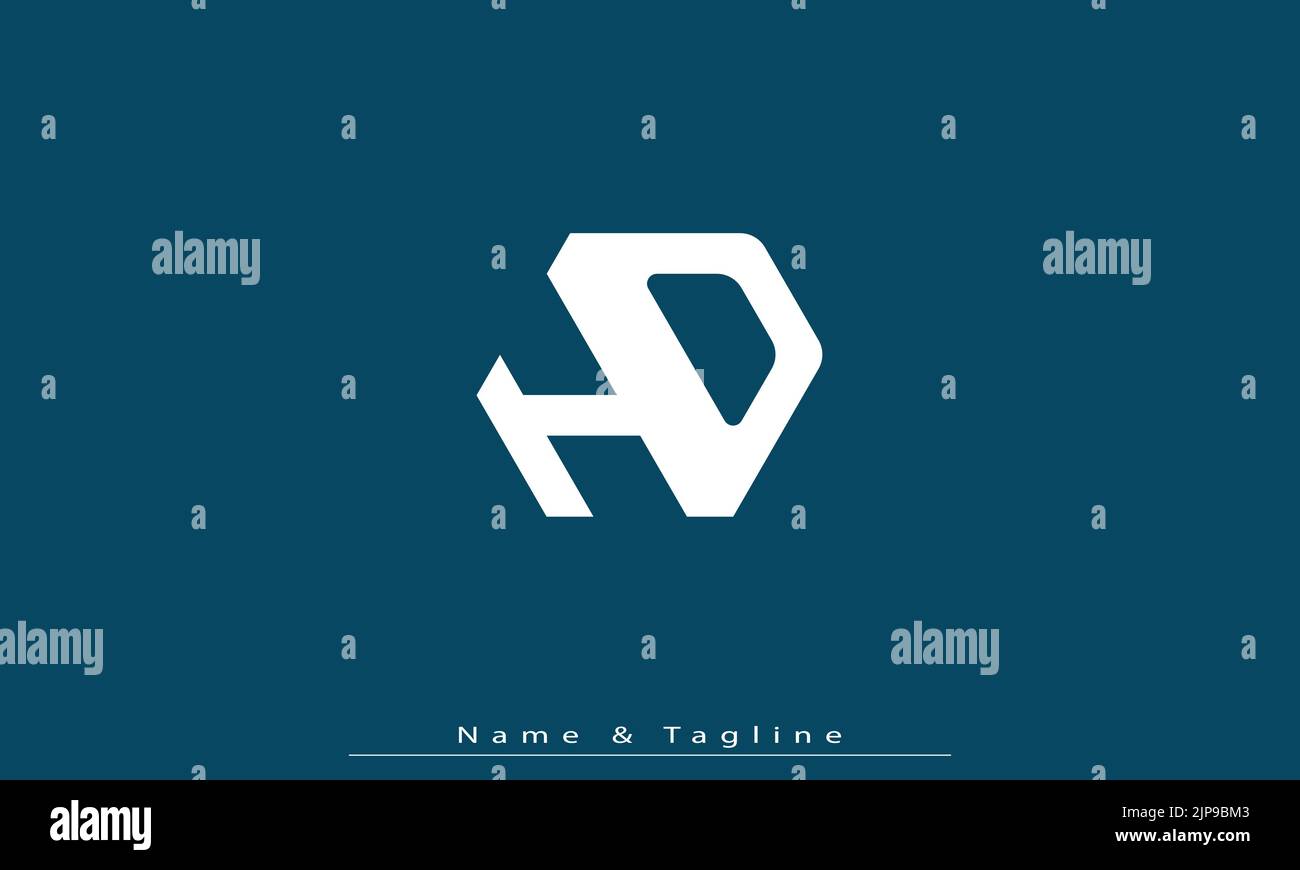 Alphabet letters Initials Monogram logo HO , OH Stock Vector Image ...