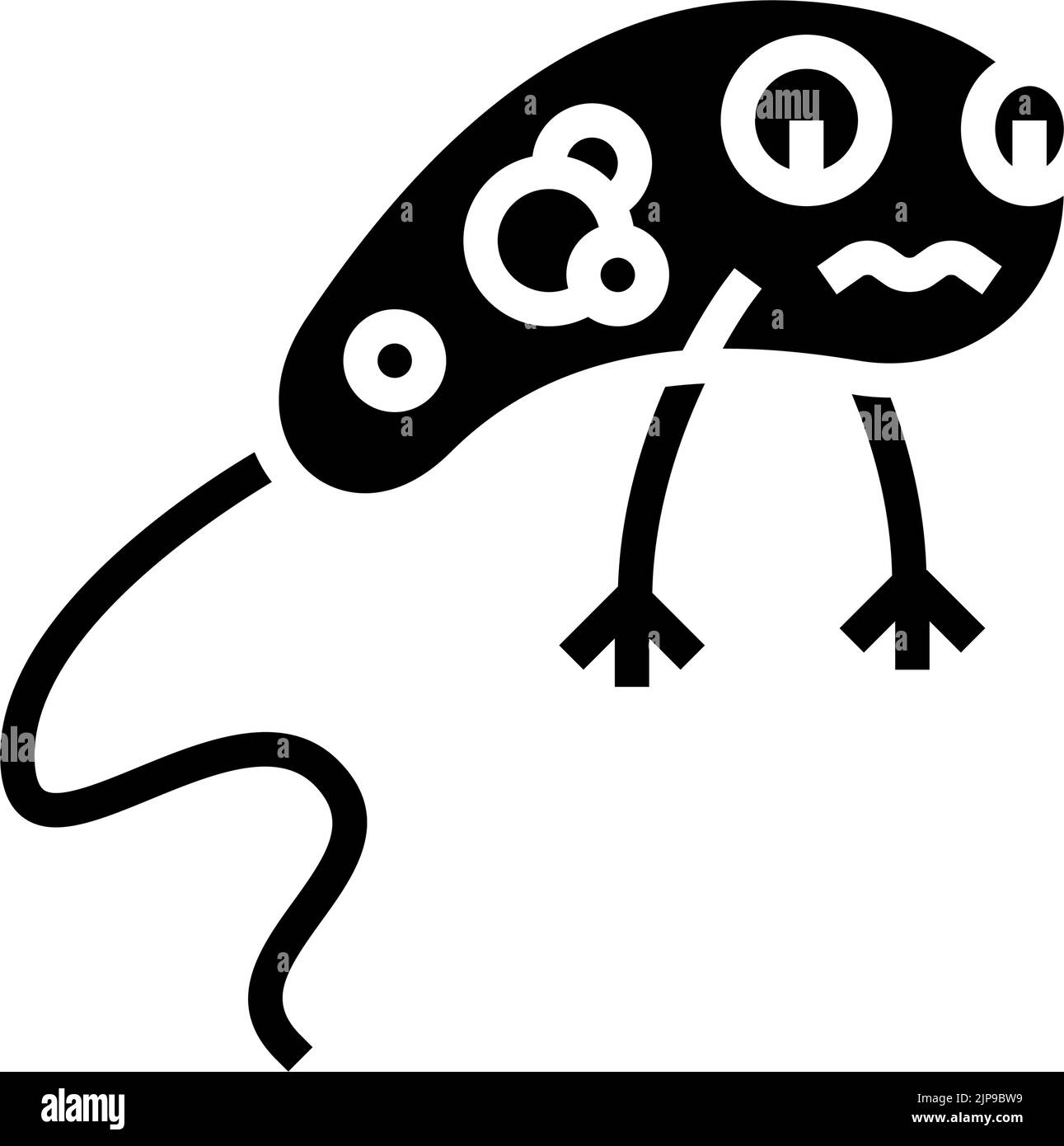human bacteria virus glyph icon vector illustration Stock Vector Image ...