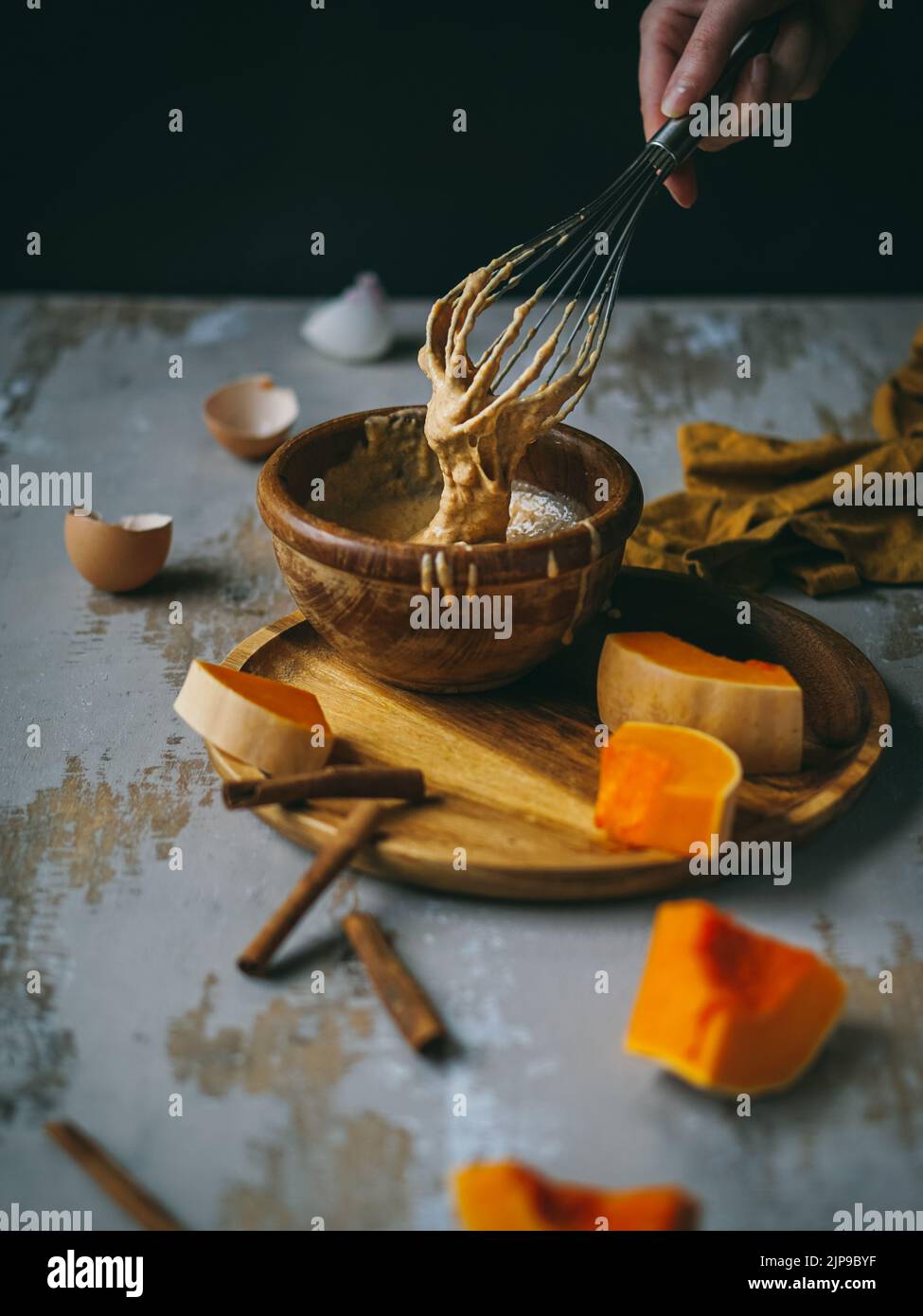 Preparation in the kitchen Stock Photo - Alamy