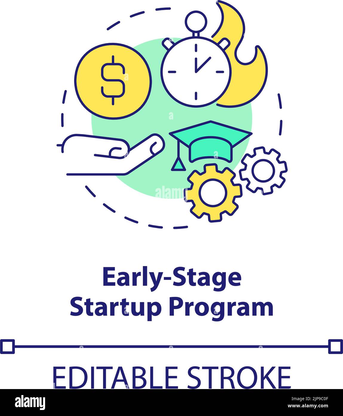 Early-stage startup program concept icon Stock Vector Image & Art - Alamy Early-stage startup program concept icon Stock Vector Image & Art - Alamy