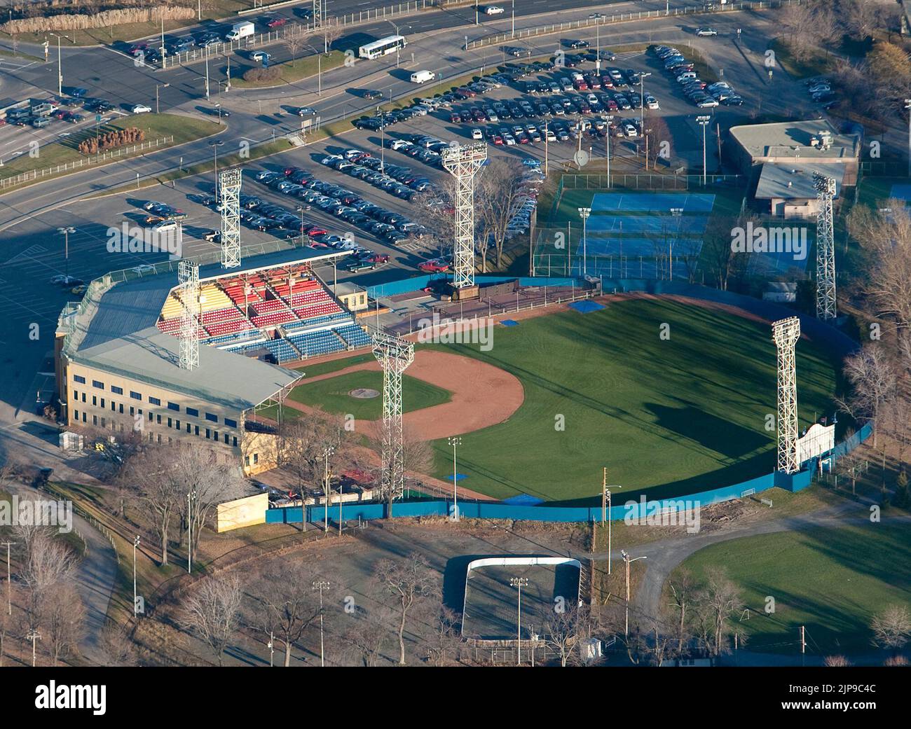 The Stade Municipale baseball stadium in Quebec city is pictured in ...