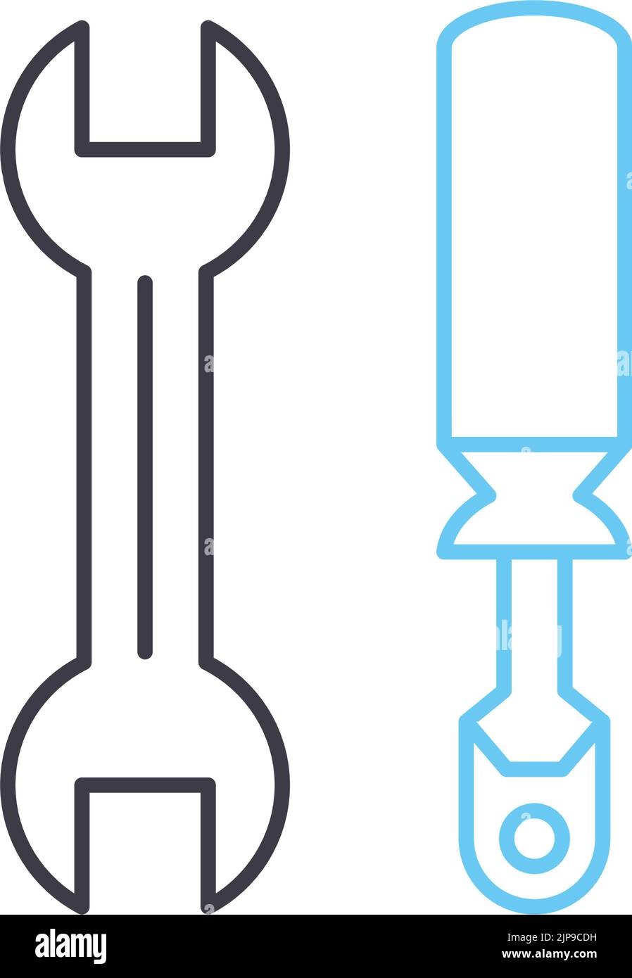 Human icon wrench vector Stock Vector Images - Alamy