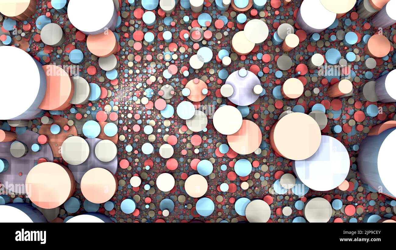 The 3d abstract background with colorful circles Stock Photo - Alamy