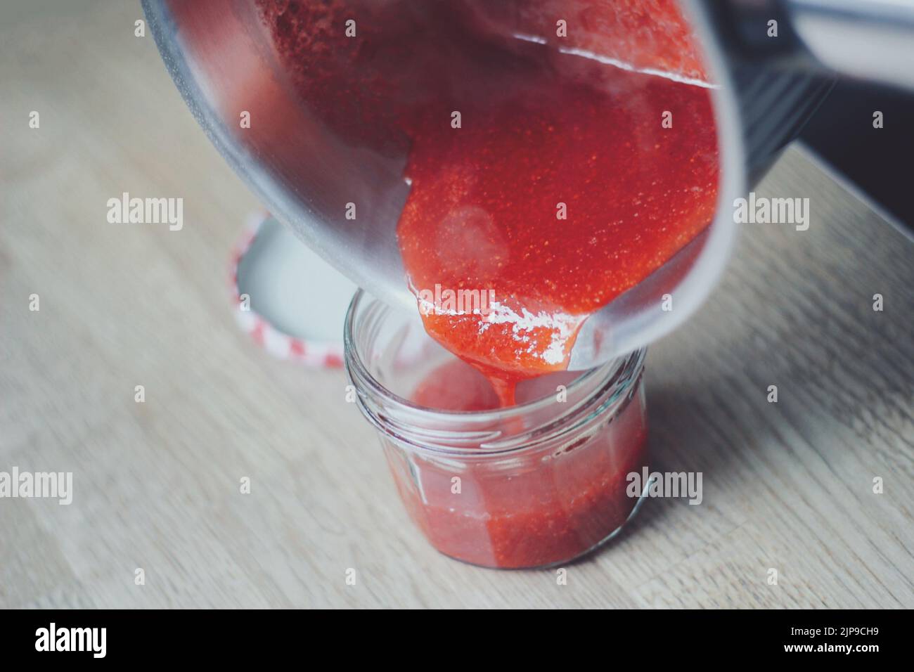 Juicy homemade jam in hi-res stock photography and images - Alamy