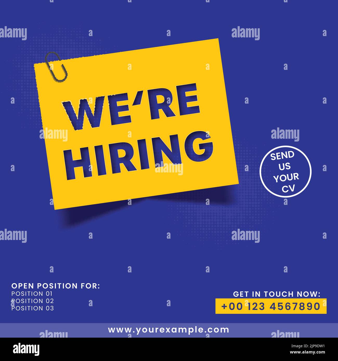 Hiring or Recruitment Advertising can be used as poster, job hiring ...