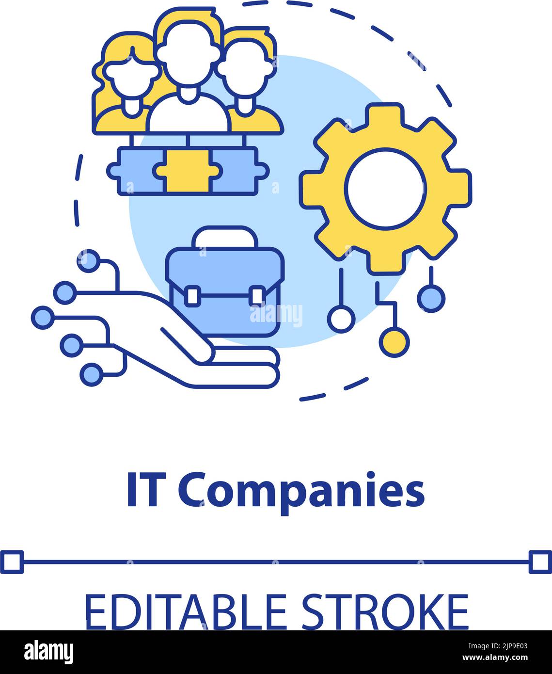IT companies concept icon Stock Vector Image & Art - Alamy