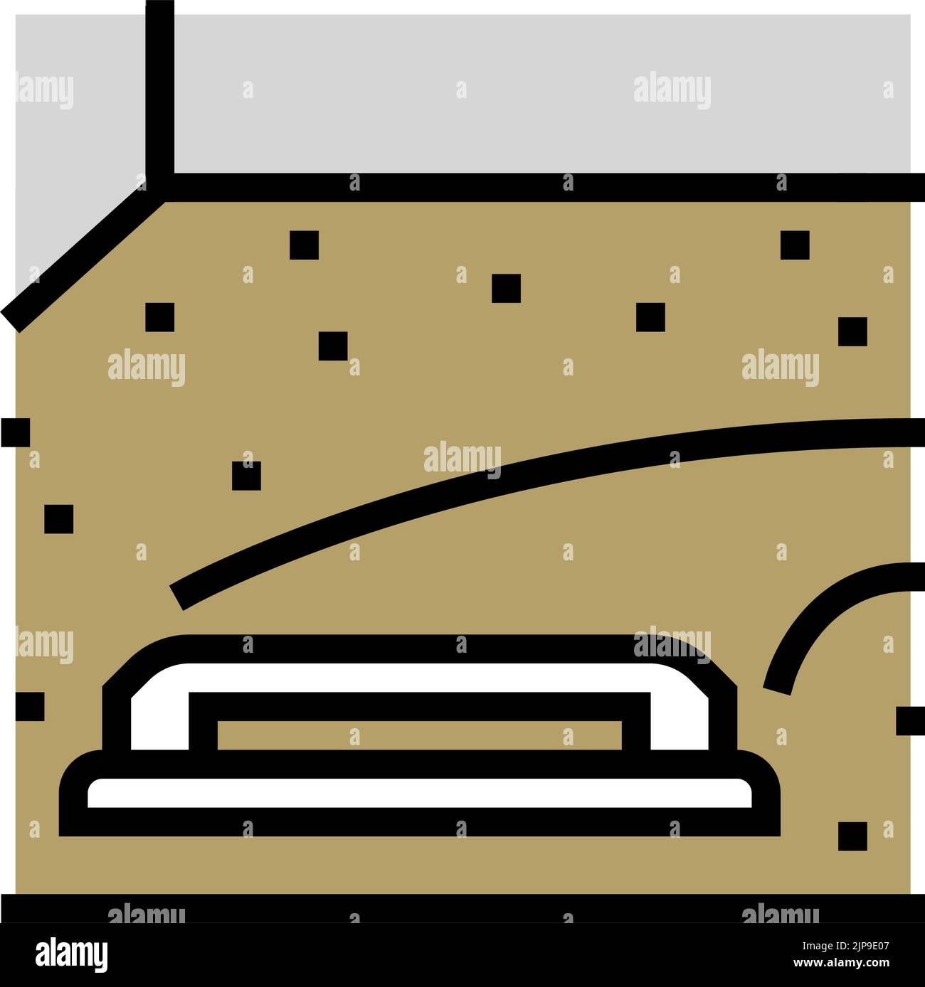 floor screed color icon vector illustration Stock Vector Image & Art ...