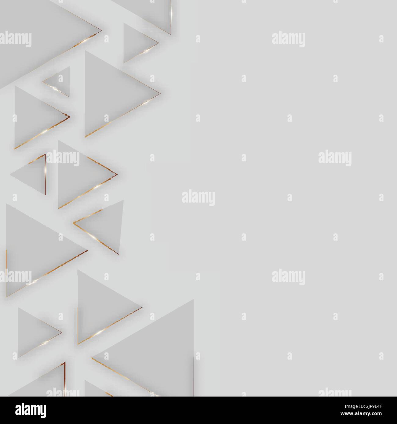 Geometric Triangle Elements With Shiny Edges Stock Vector Image & Art ...