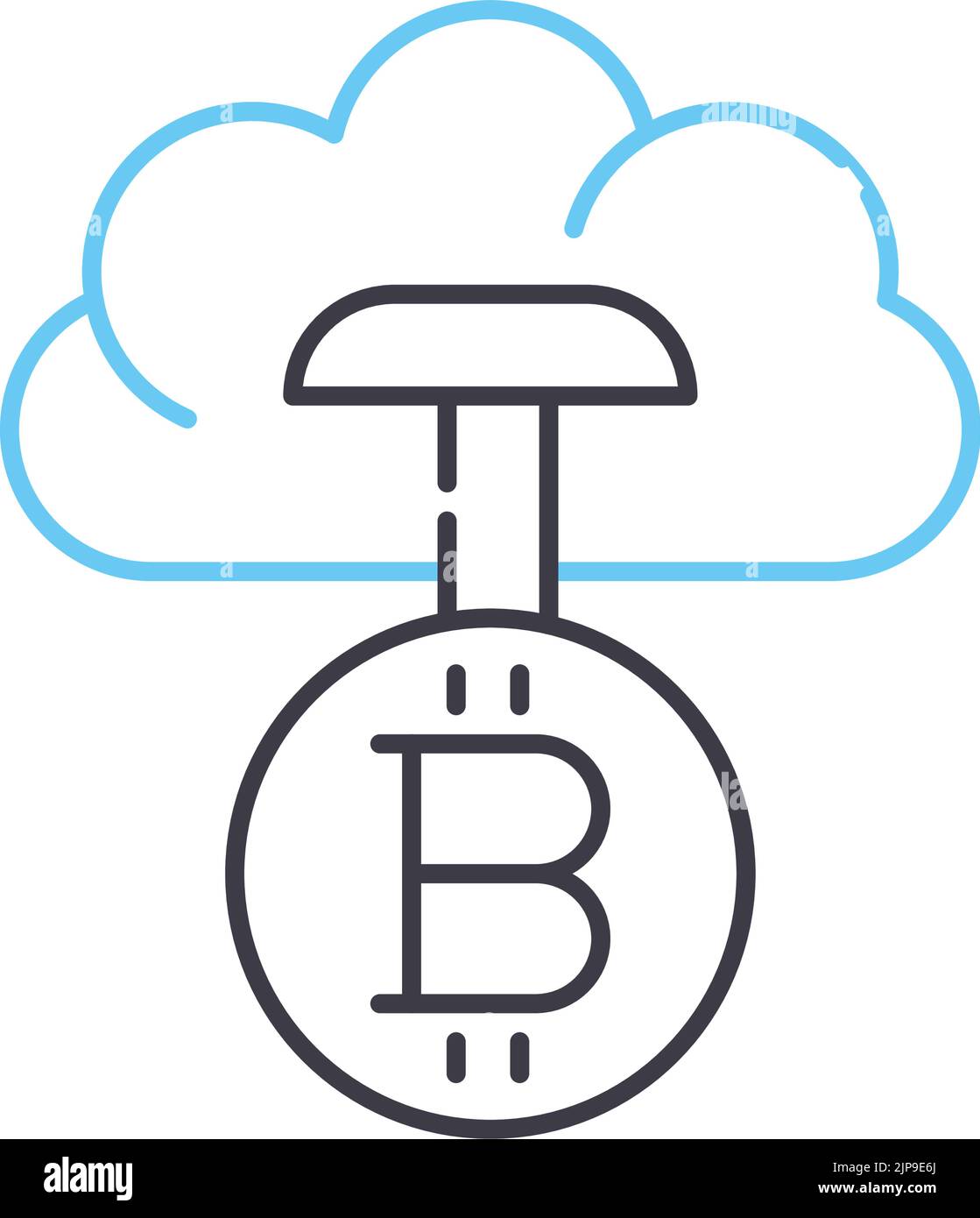 Virtual private network outline Cut Out Stock Images & Pictures - Alamy