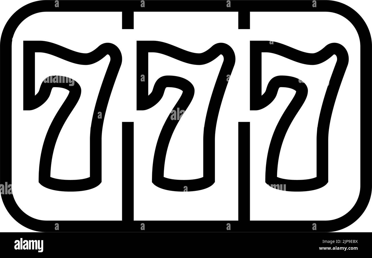 Poker card seven black heart Stock Vector Images - Alamy