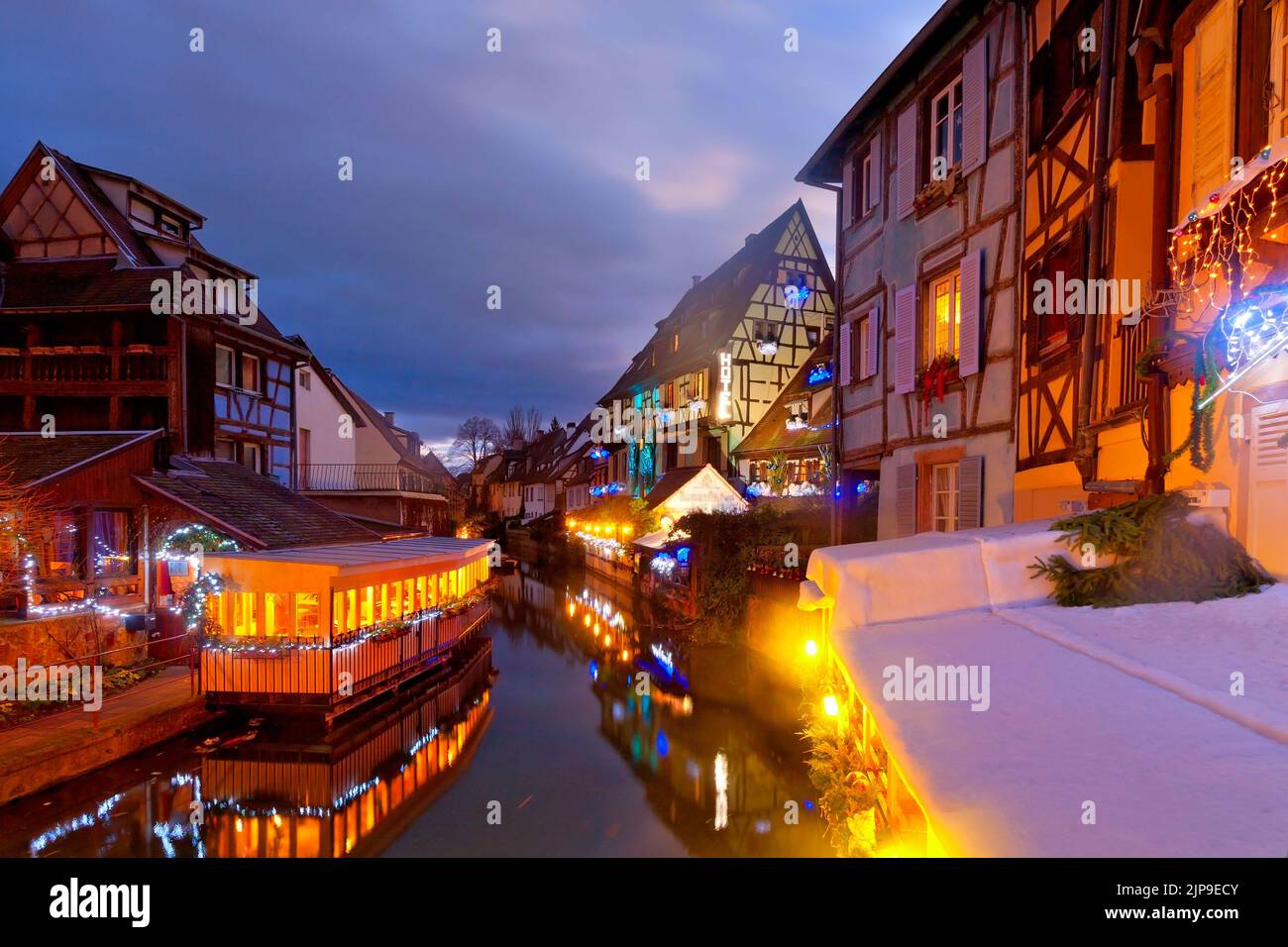 Christmas Time in Colmar village, Alsace, France Stock Photo - Alamy