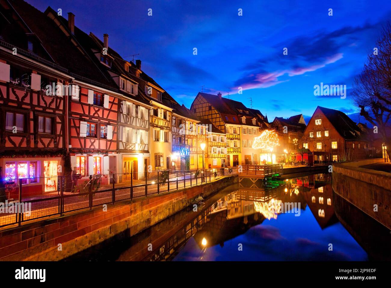 Christmas Time in Colmar village, Alsace, France Stock Photo - Alamy