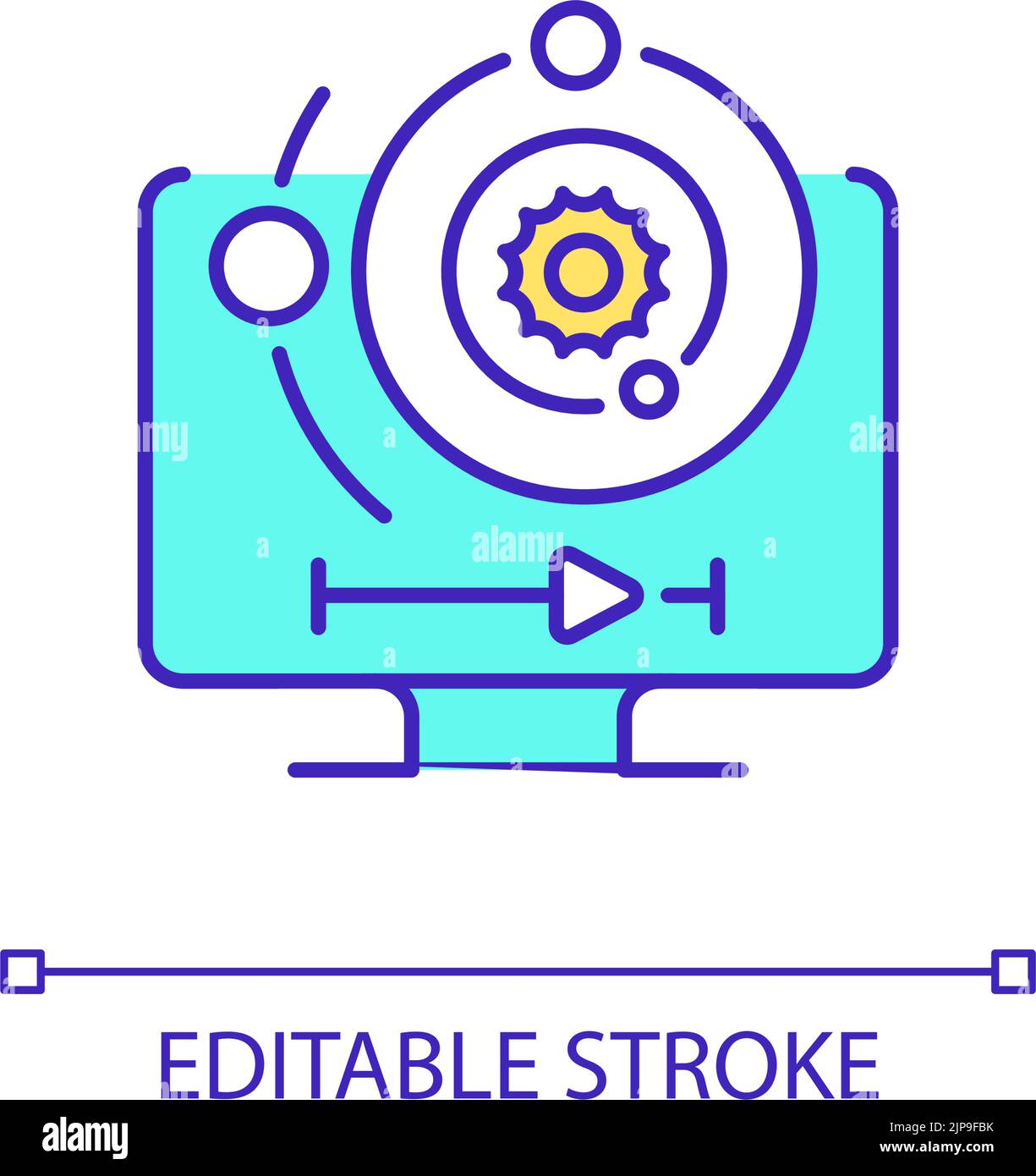 Natural science lessons RGB color icon Stock Vector Image & Art - Alamy