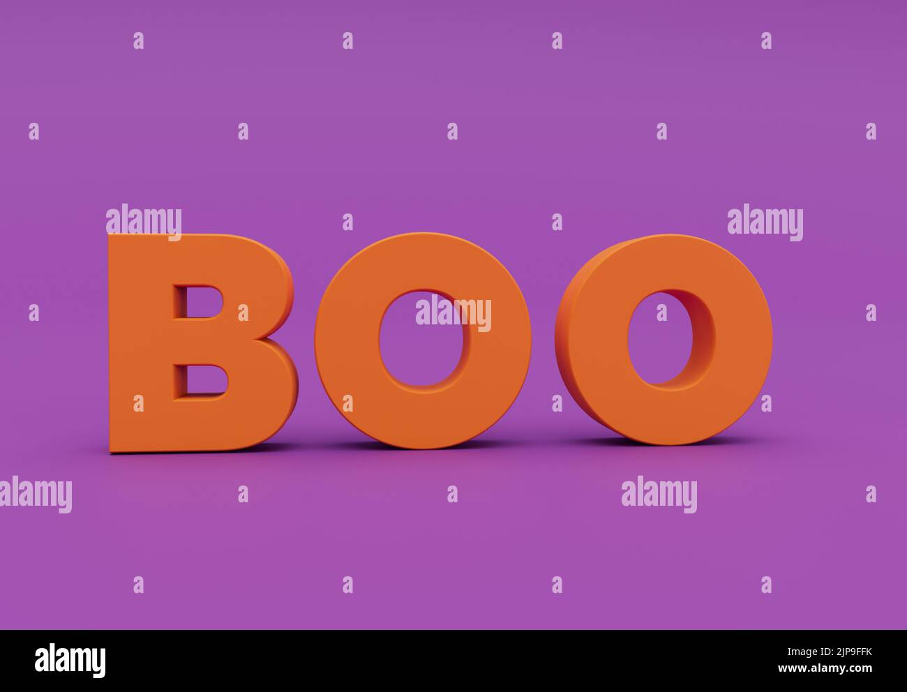 Boo! Happy Halloween day, lettering design on purple background, Trick ...