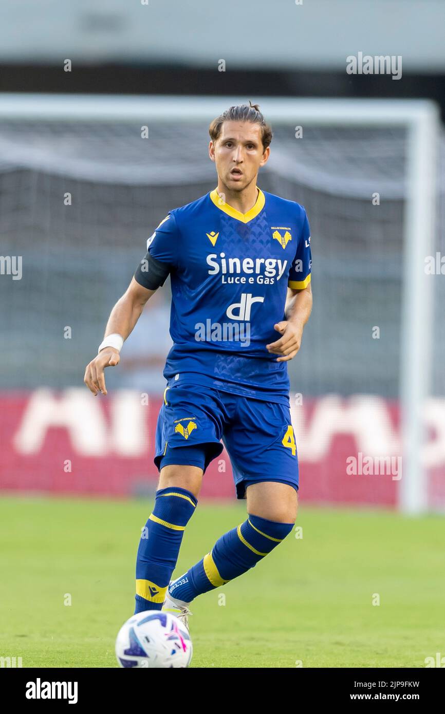 Panagiotis Retsos (Hellas Verona) during the Italian "Serie A" match ...