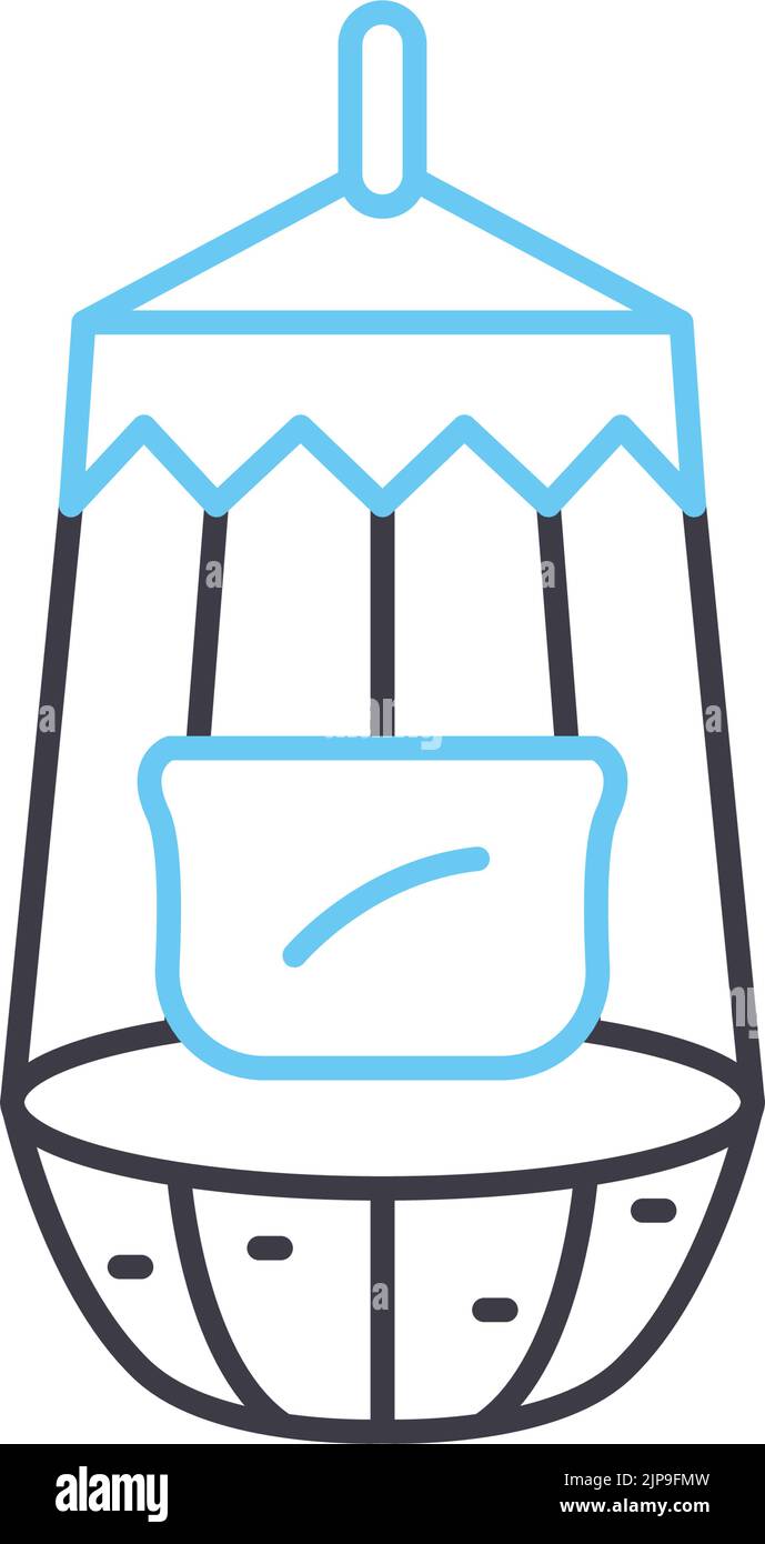 Swing chair garden Stock Vector Images - Alamy