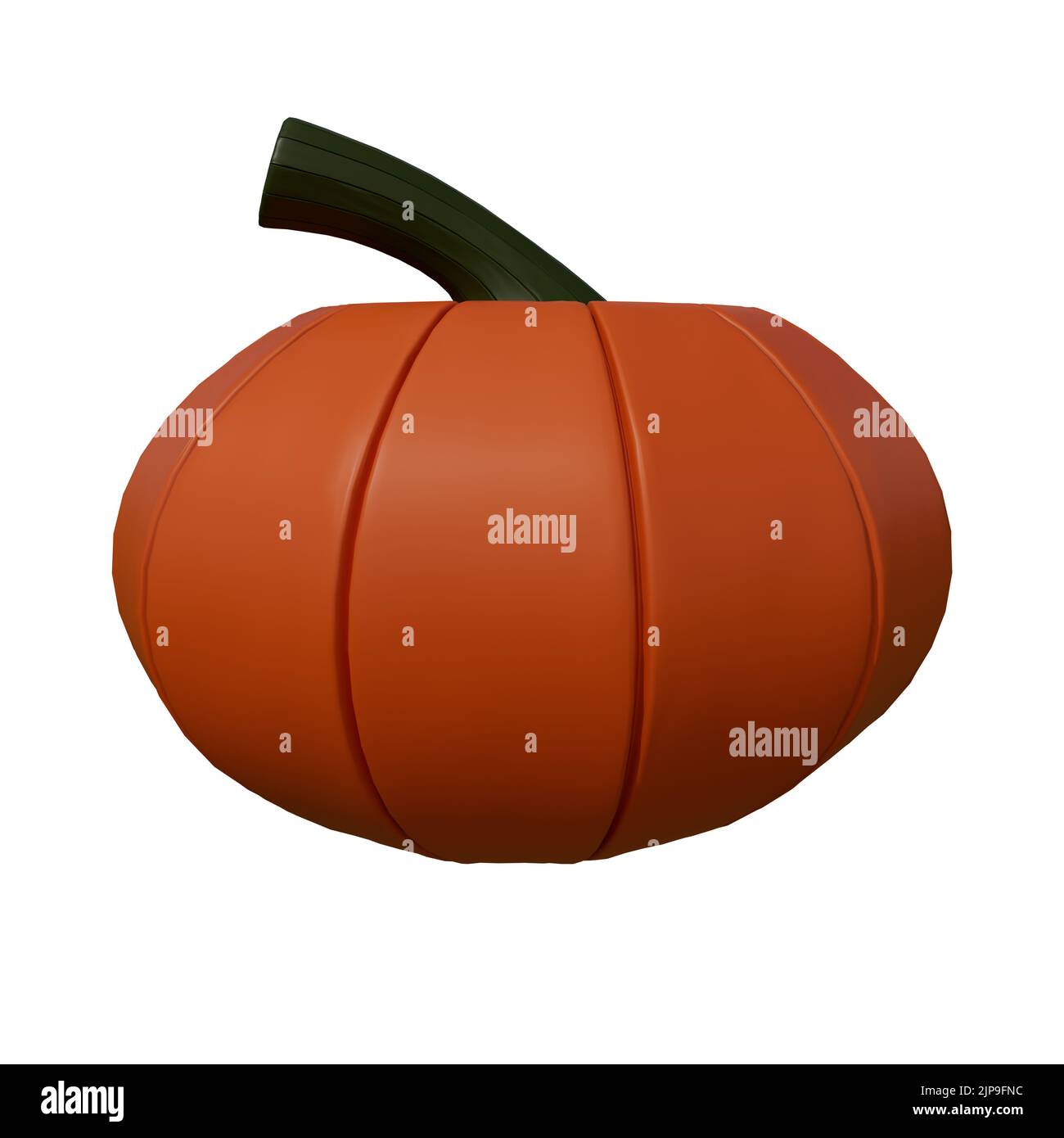 3d rendering of halloween pumpkin minimal background design element ...