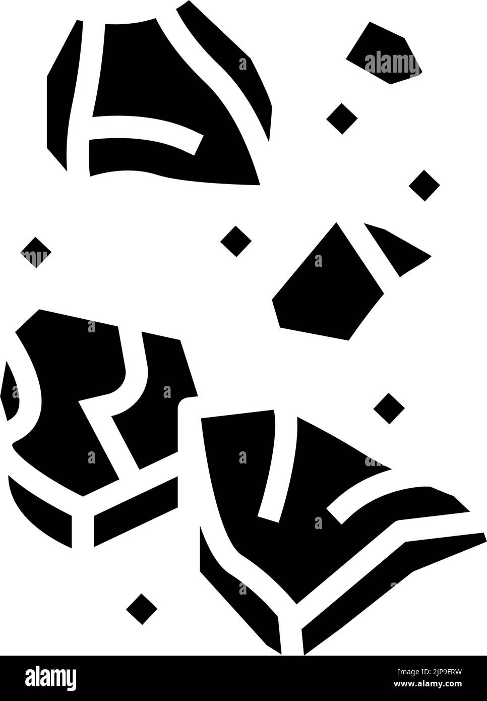 chocolate slice food cut glyph icon vector illustration Stock Vector ...