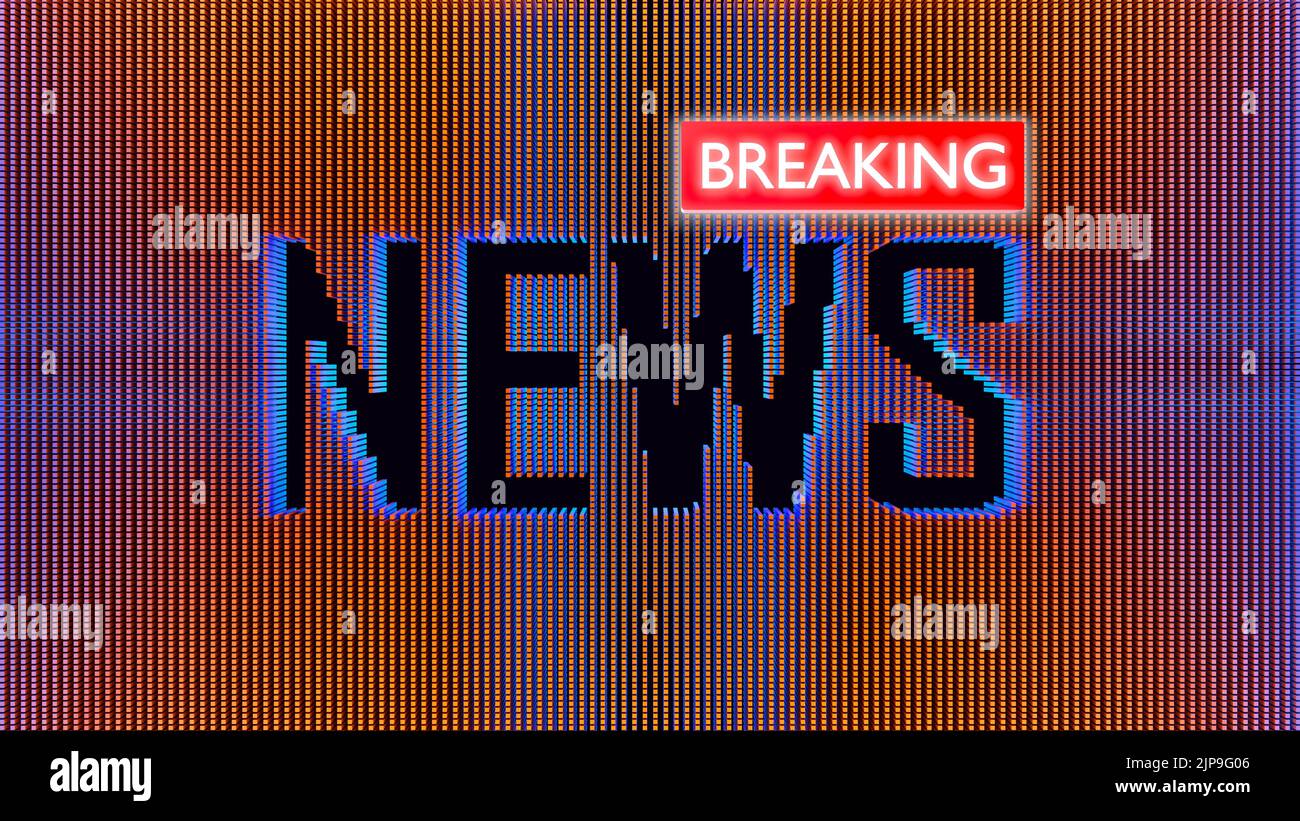 NEWS in Metallic pixels.Clean simple pattern background for news etc ...