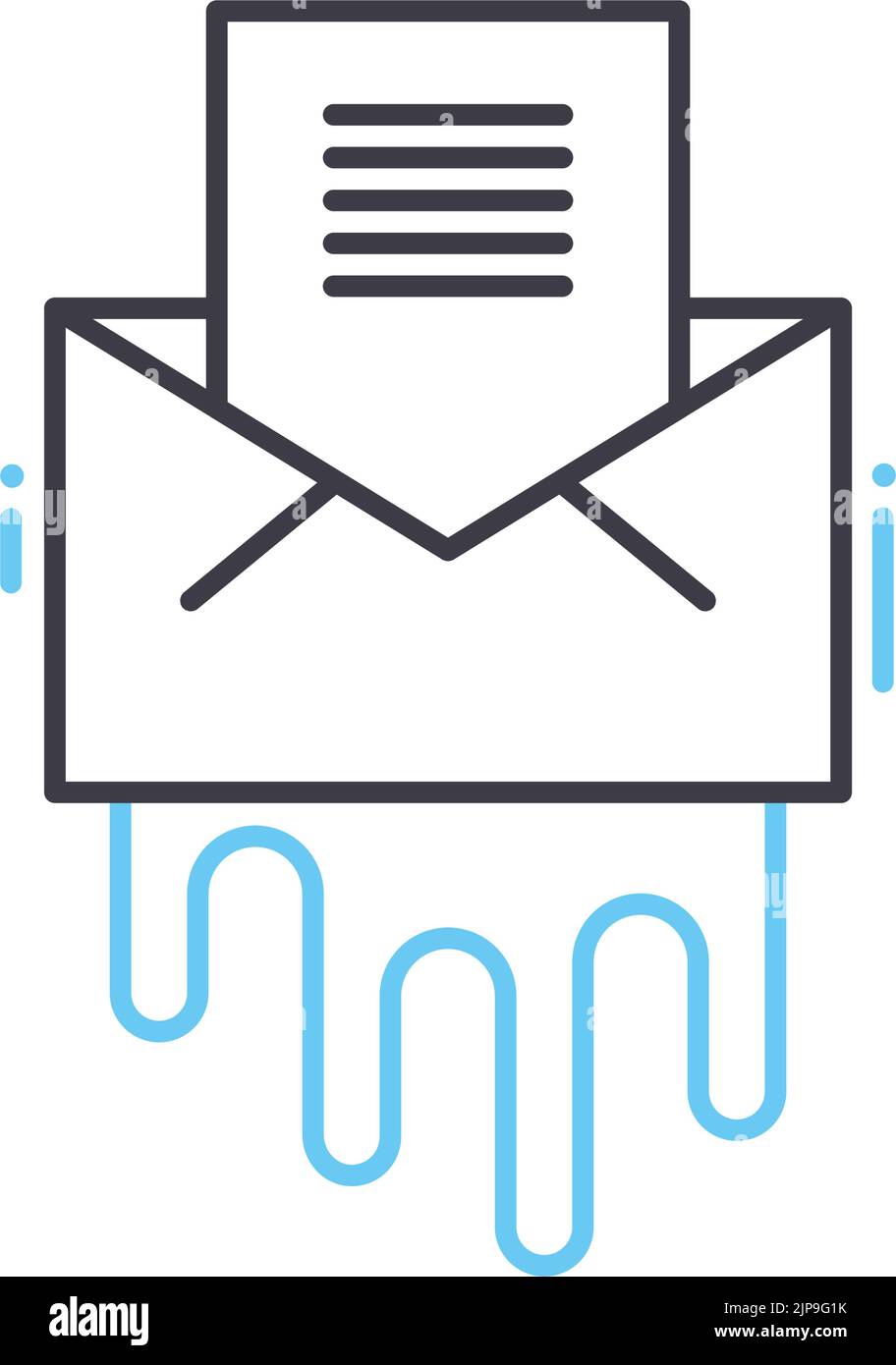 message line icon, outline symbol, vector illustration, concept sign ...