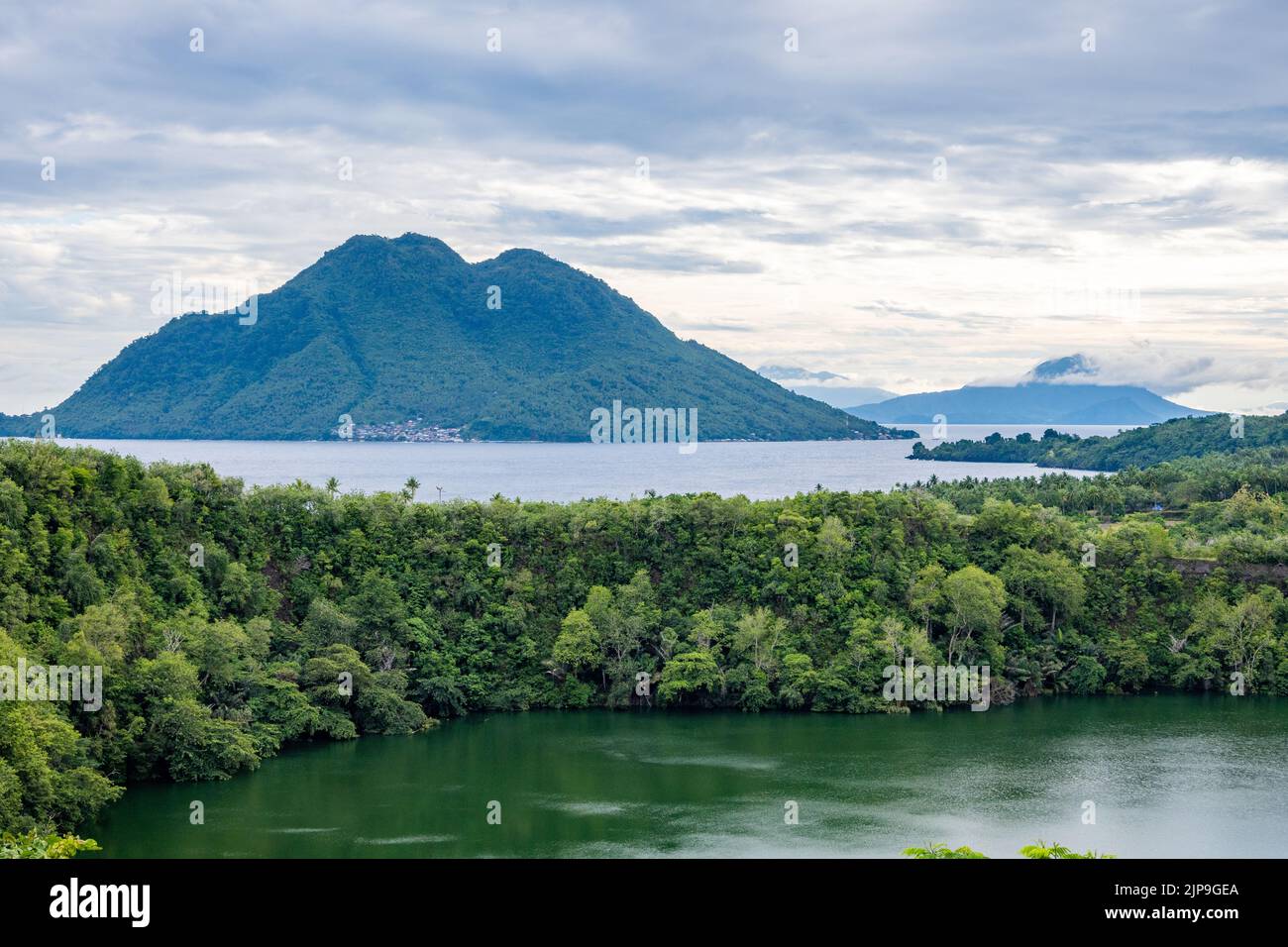 The Hiri Island, viewed from Ternate Island. Indonesia Stock Photo - Alamy
