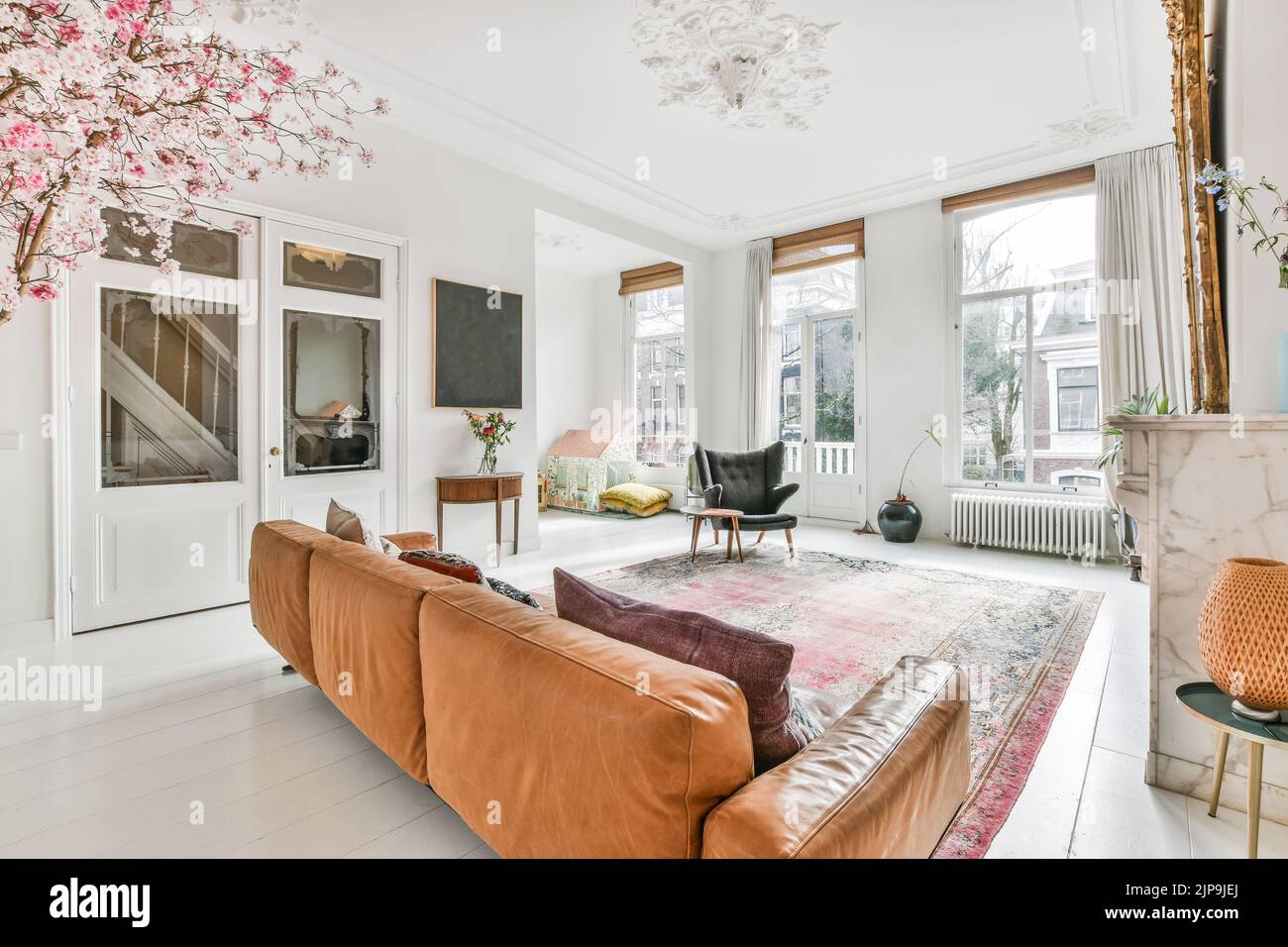 living room, interior, luxurious, living rooms, interiors Stock Photo ...