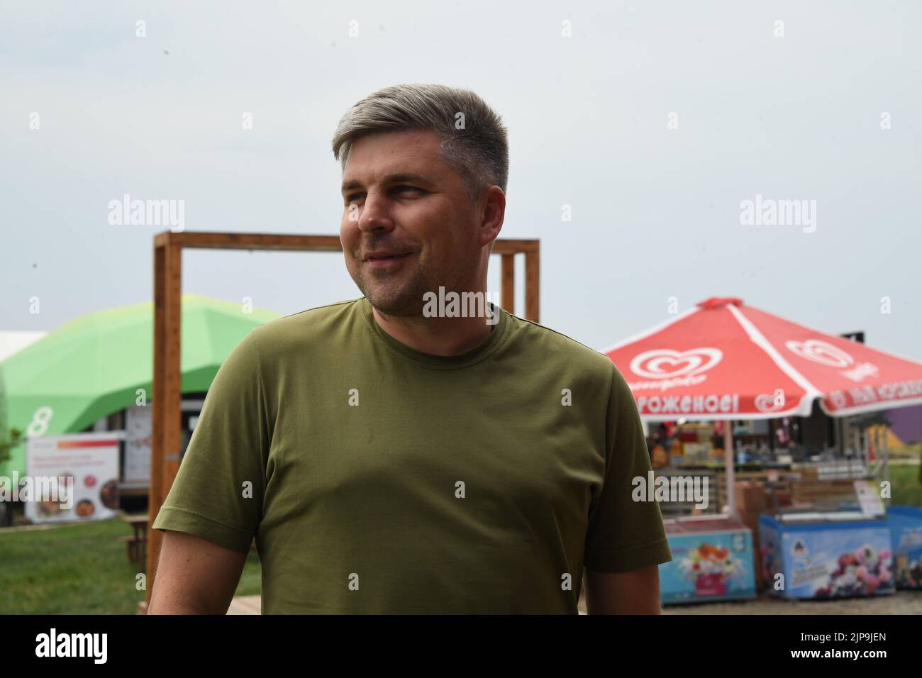 Crimea. Pike perch. The CEO of the Center of development of cultural ...