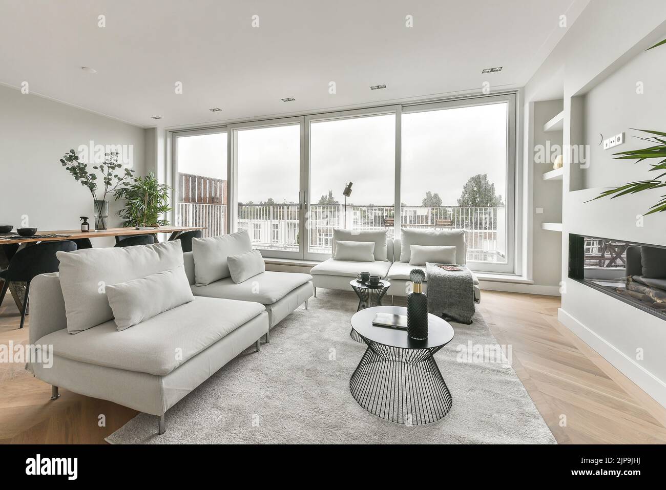 living room, interior, condo, living rooms, interiors, condos Stock ...