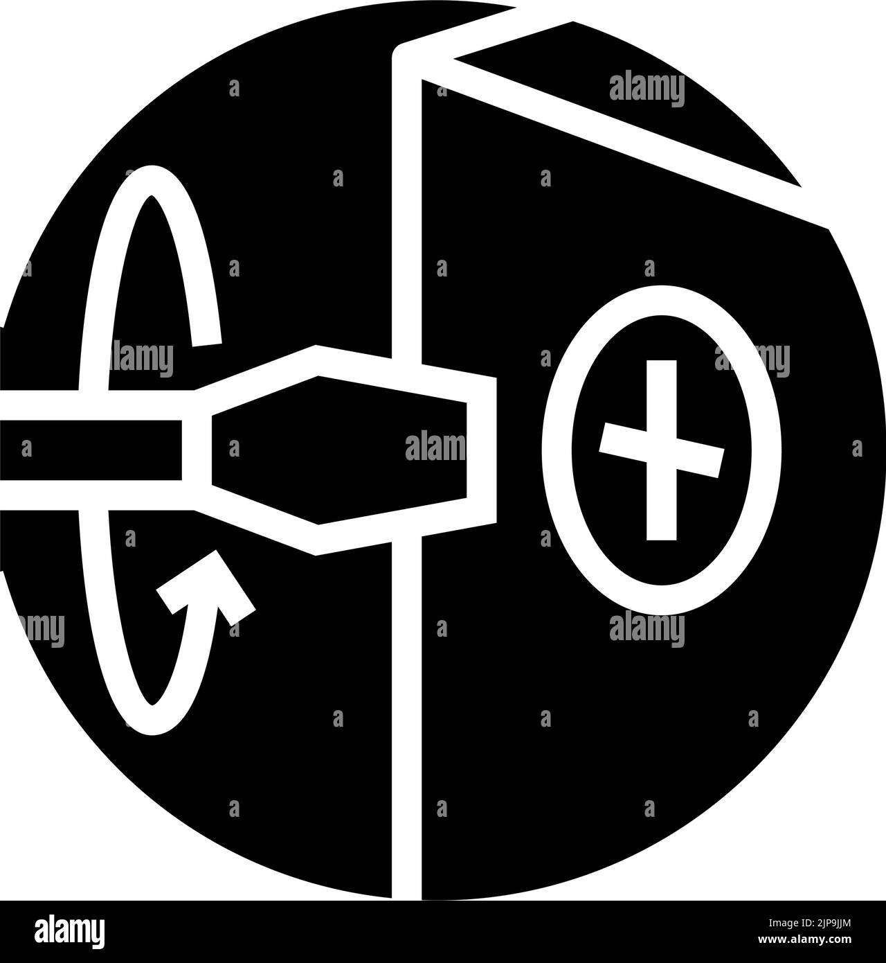 screw bolt assembly furniture glyph icon vector illustration Stock ...