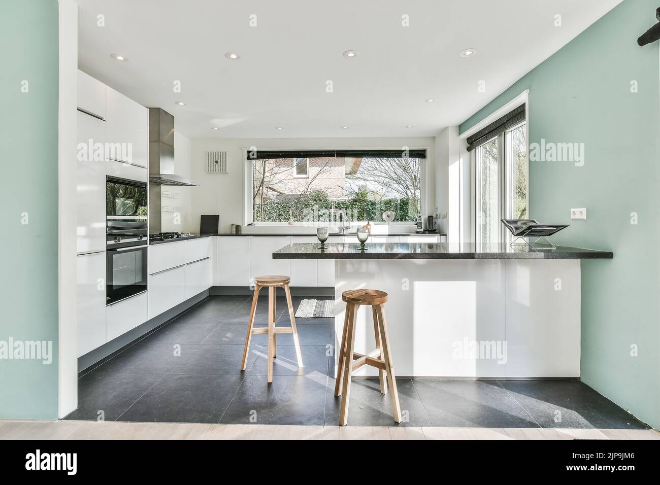 kitchen, interior, kitchen island, kitchens, interiors Stock Photo - Alamy