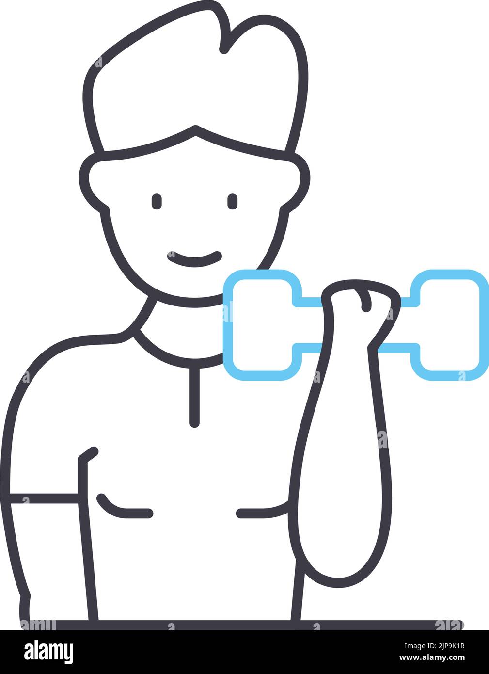 Men fitness Stock Vector Images - Alamy