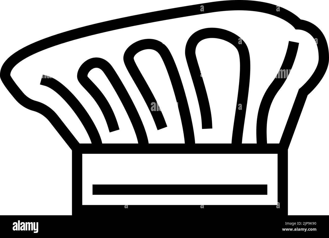 toque hat cap line icon vector illustration Stock Vector Image & Art ...