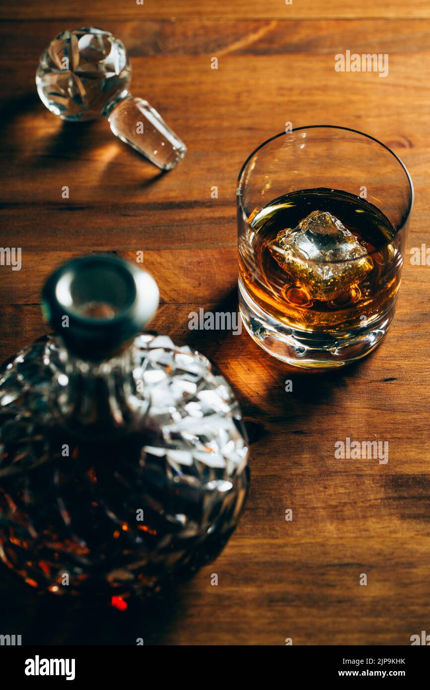 whiskey, whiskey glass, alcohol, whiskeys Stock Photo - Alamy