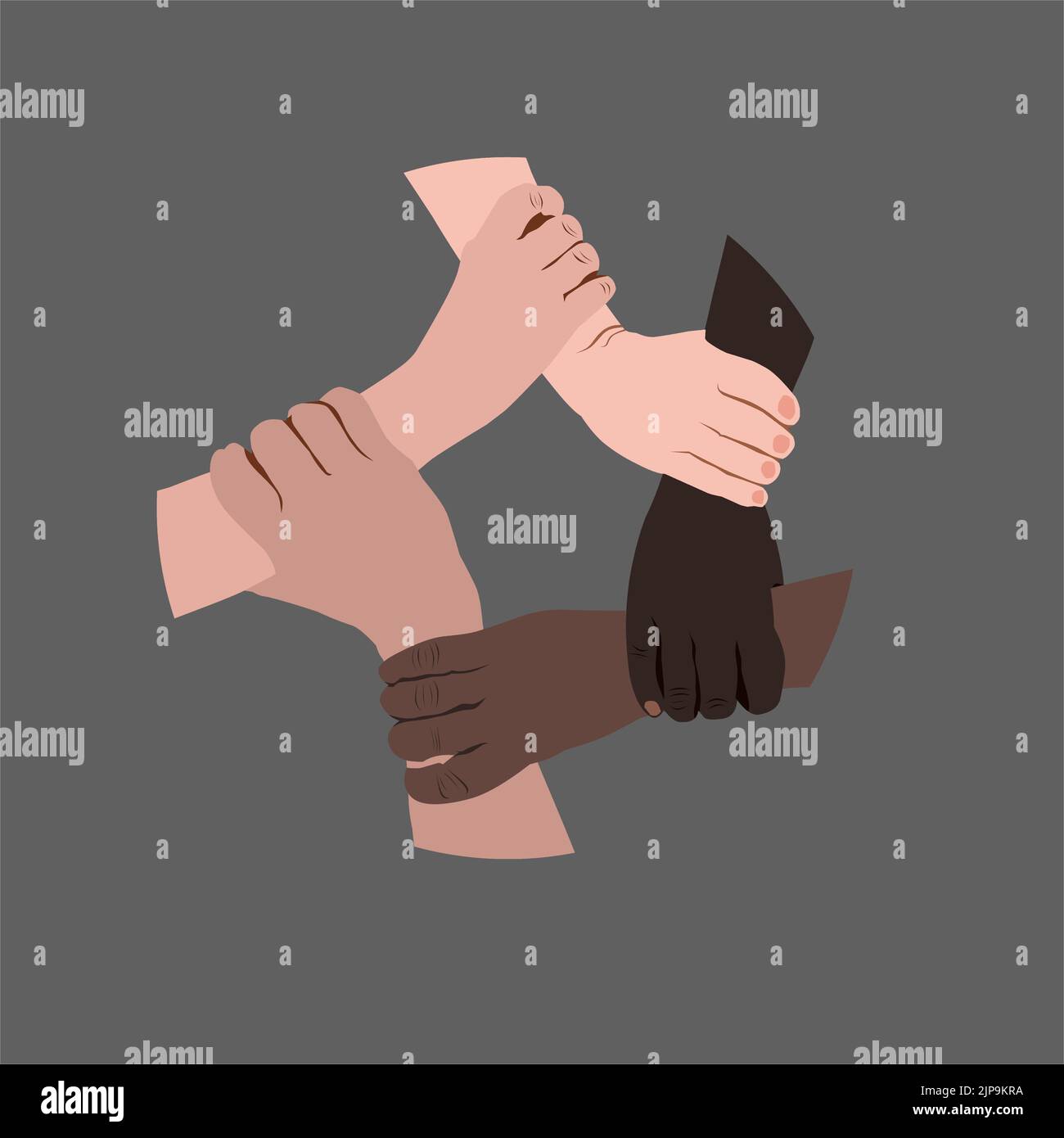 Human hands from different races holding one another- racial equality ... Human hands from different races holding one another- racial equality ...