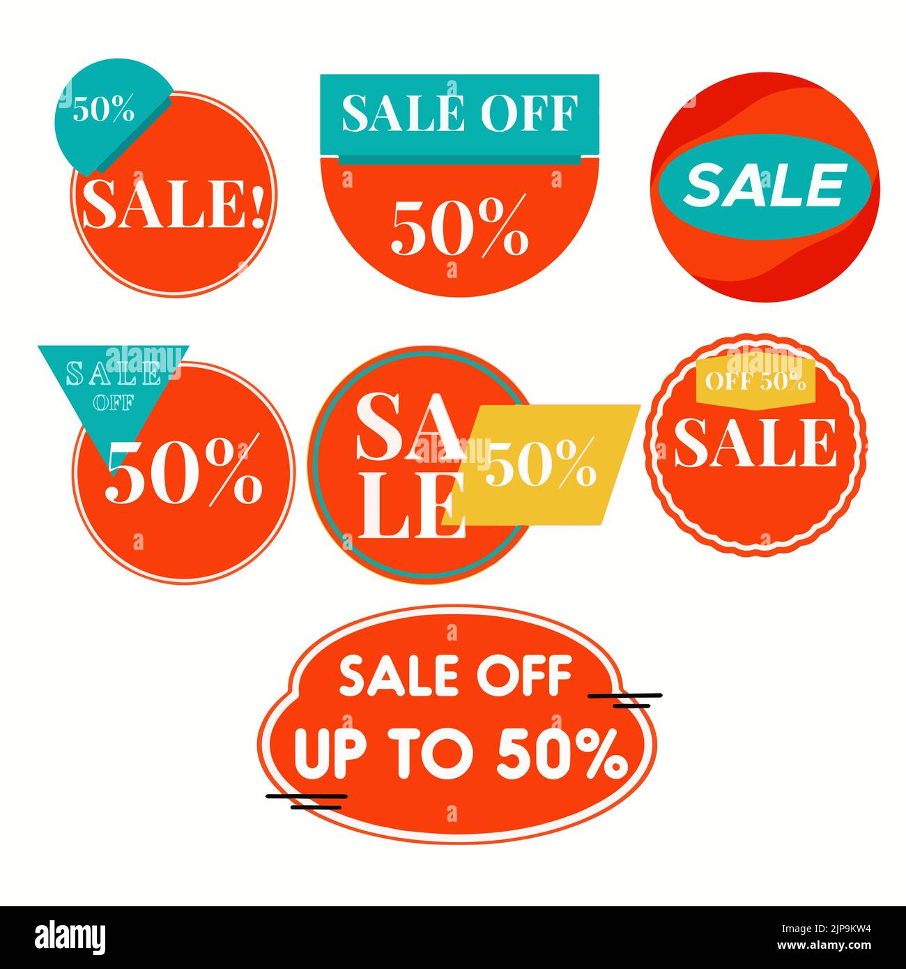 Sale concept background white Stock Vector Images - Alamy