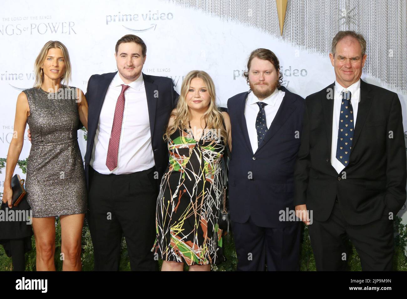 LOS ANGELES - AUG 15: Anna Tolkien, Nicholas Tolkien, Simon Tolkien ...