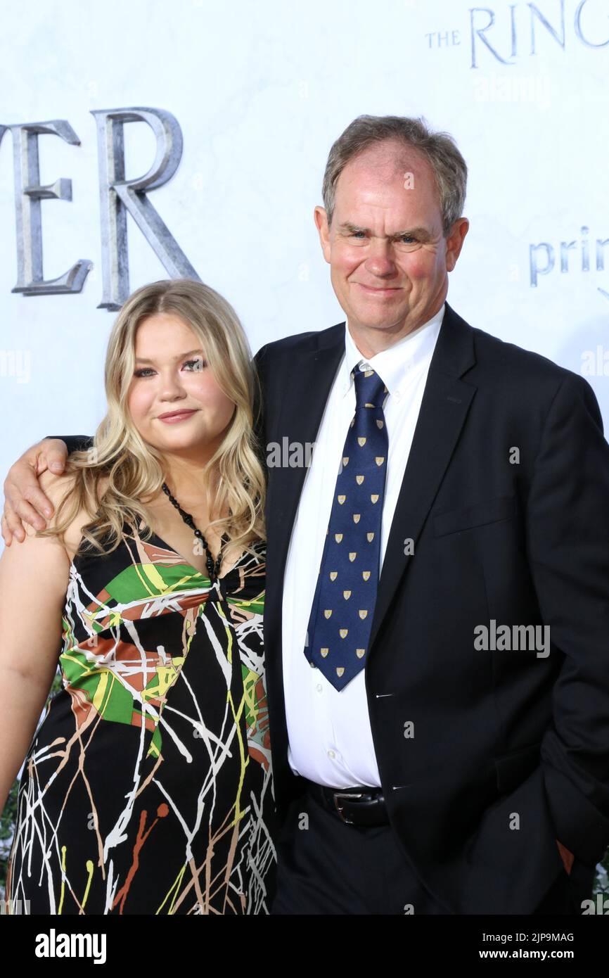 LOS ANGELES - AUG 15: Anna Tolkien, Simon Tolkien at the The Lord Of ...