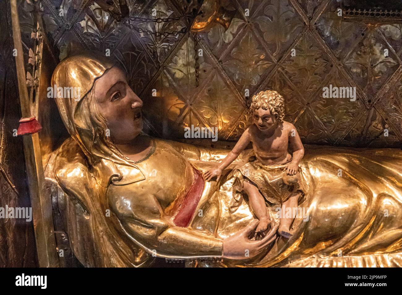 Guimaraes, Portugal. The Triptych of the Nativity, a portable ...