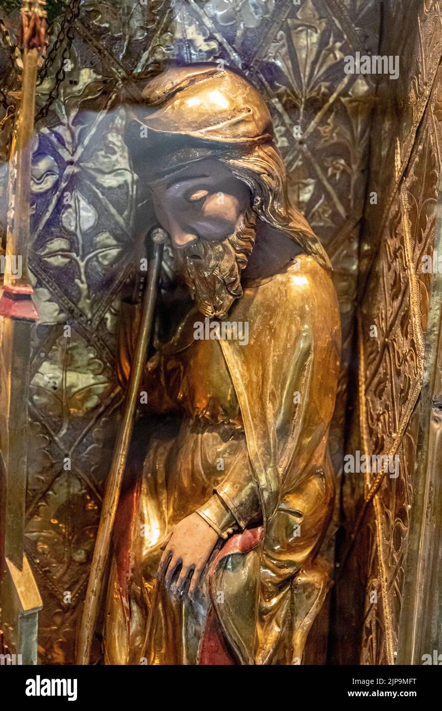 Guimaraes, Portugal. The Triptych of the Nativity, a portable ...