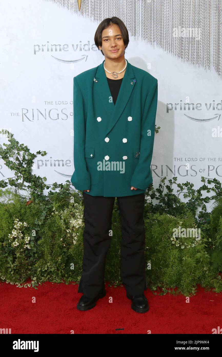 LOS ANGELES - AUG 15: Tyroe Muhafidin at the The Lord Of The Rings: The ...