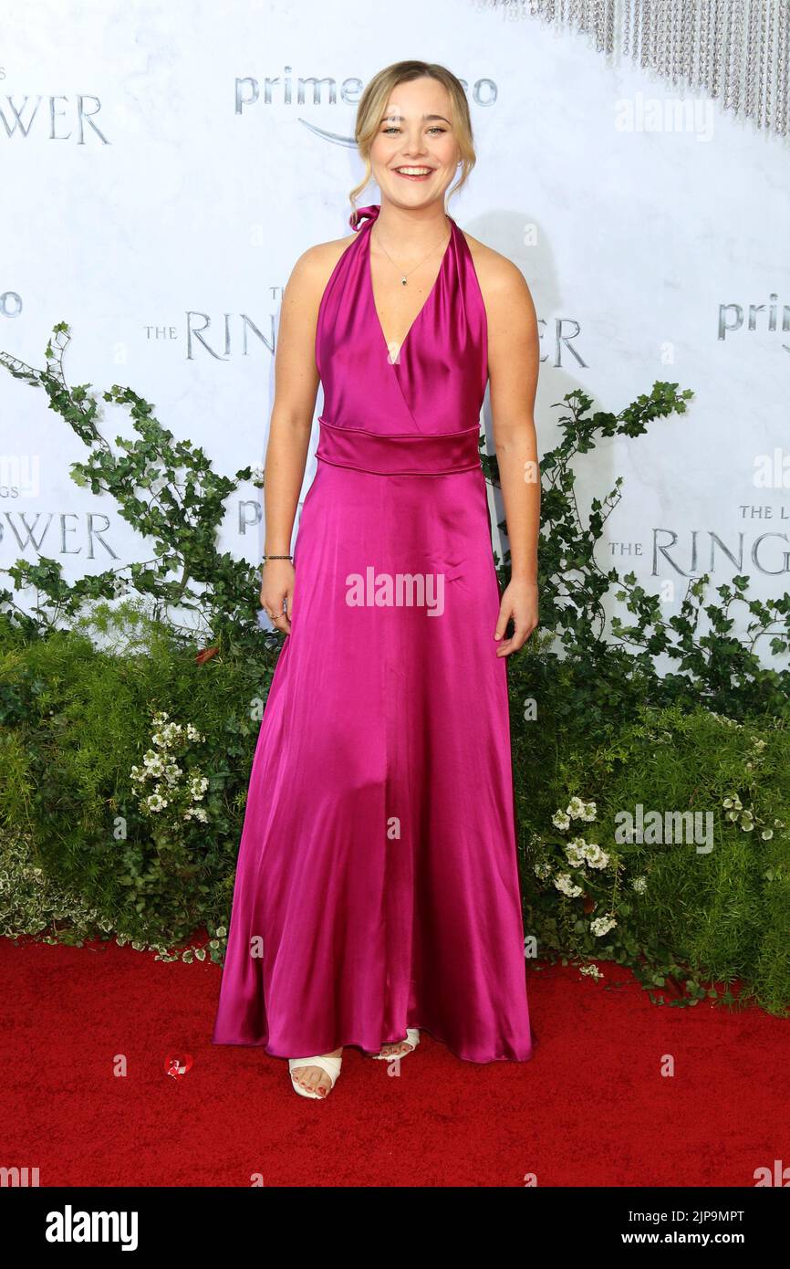 LOS ANGELES - AUG 15: Lexi Simonsen at the The Lord Of The Rings: The ...