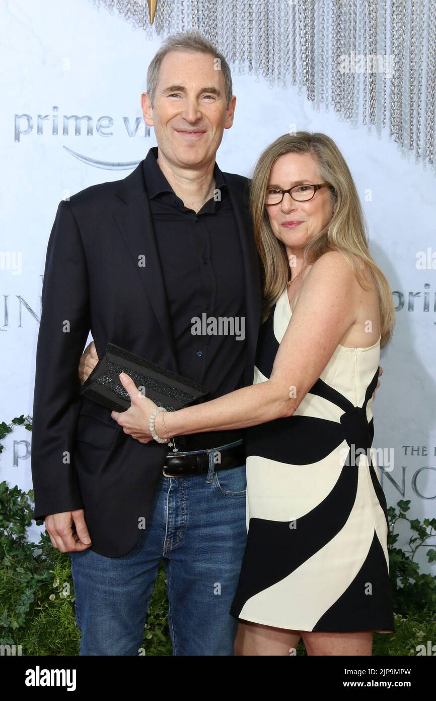 Los Angeles Aug 15 Andy Jassy Elana Jassy At The The Lord Of The Rings The Rings Of Power