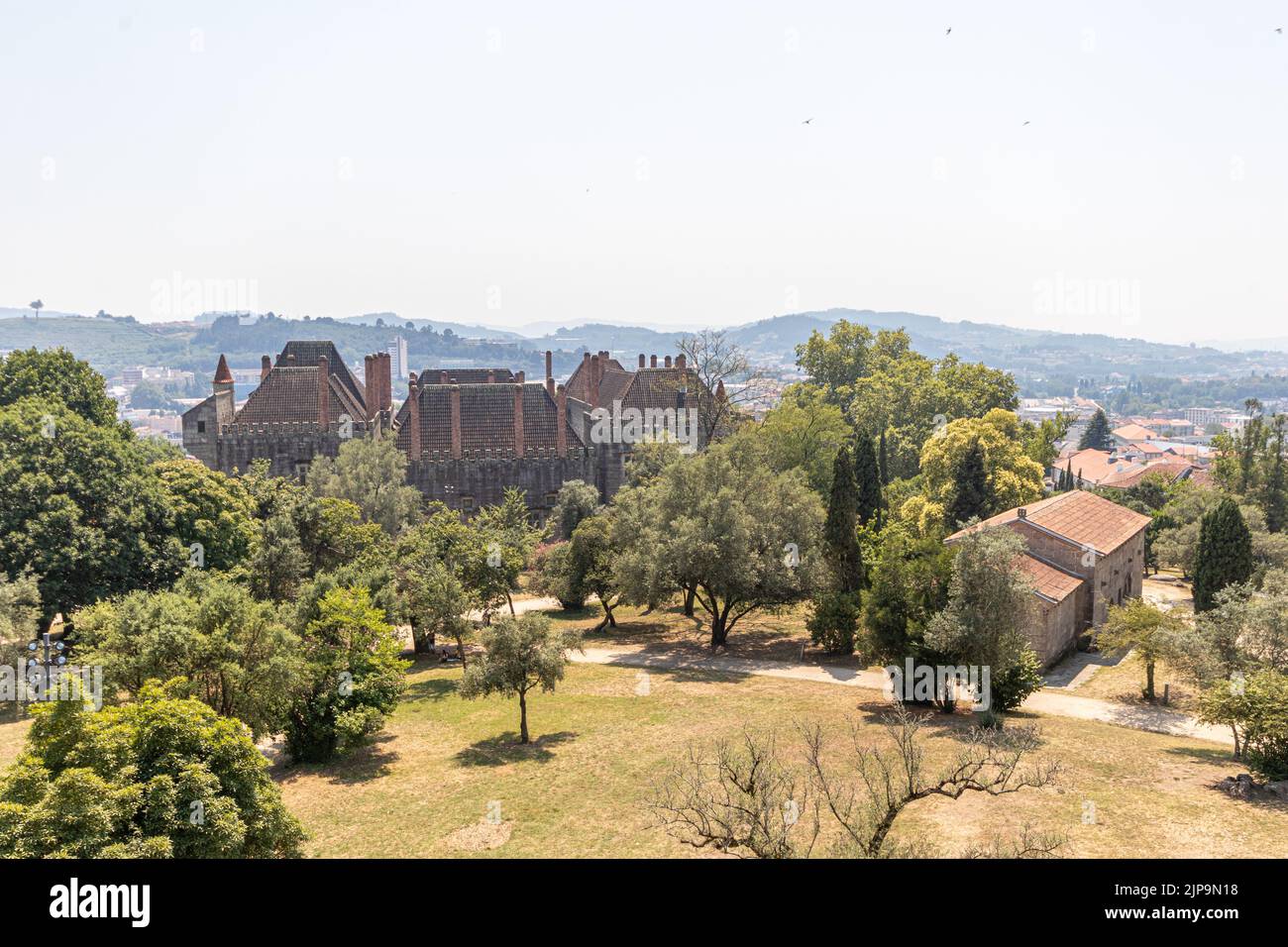 Guimaraes, Portugal. The Paco dos Duques de Braganca (Palace of the ...