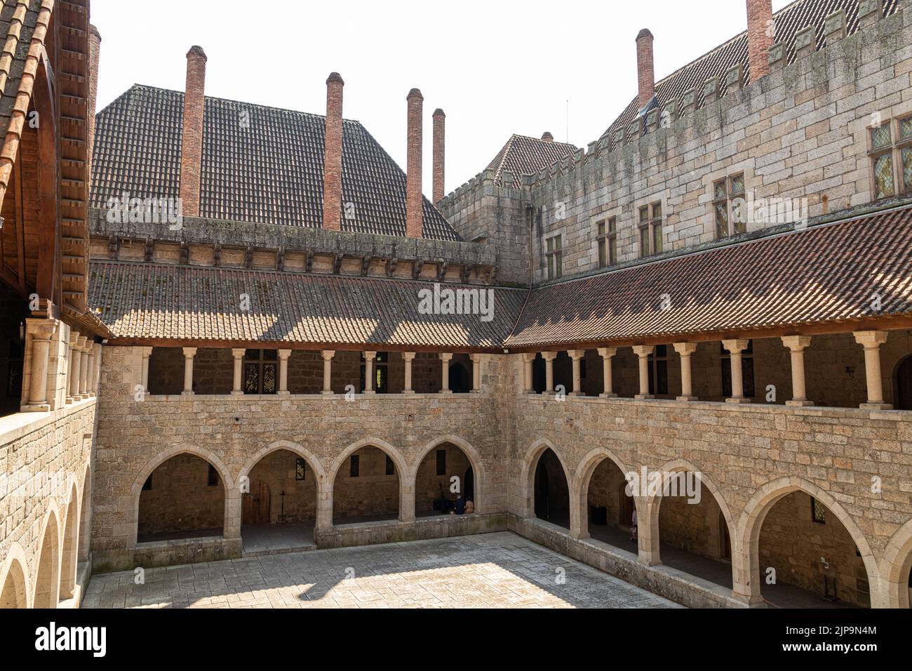 Guimaraes, Portugal. The Paco dos Duques de Braganca (Palace of the ...