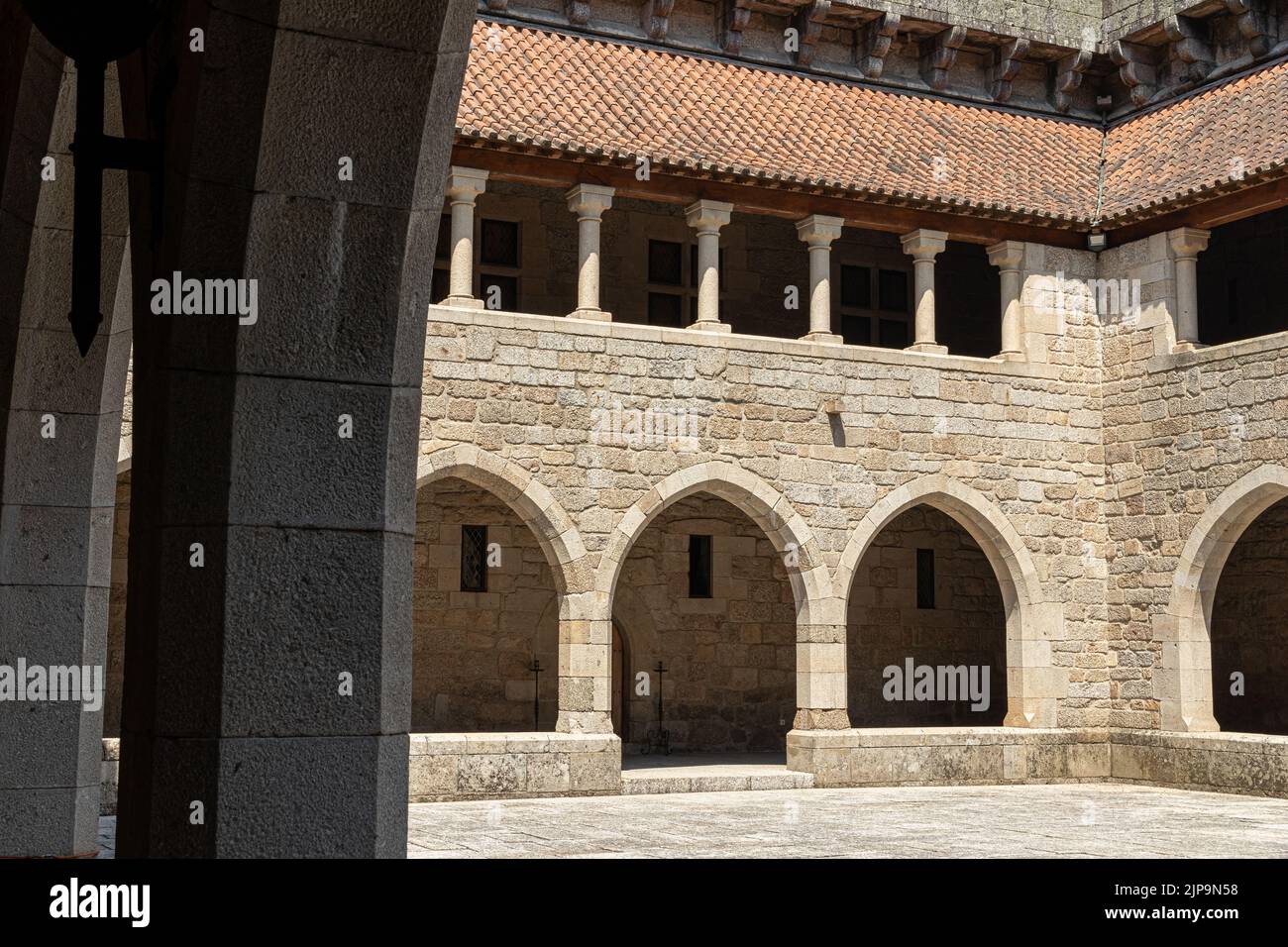 Guimaraes, Portugal. The Paco dos Duques de Braganca (Palace of the ...