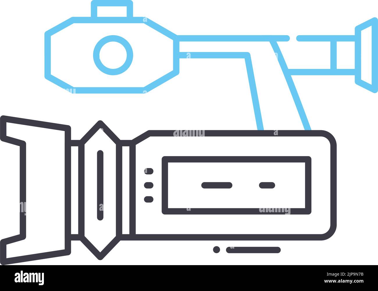 Video camera film set Stock Vector Images - Alamy