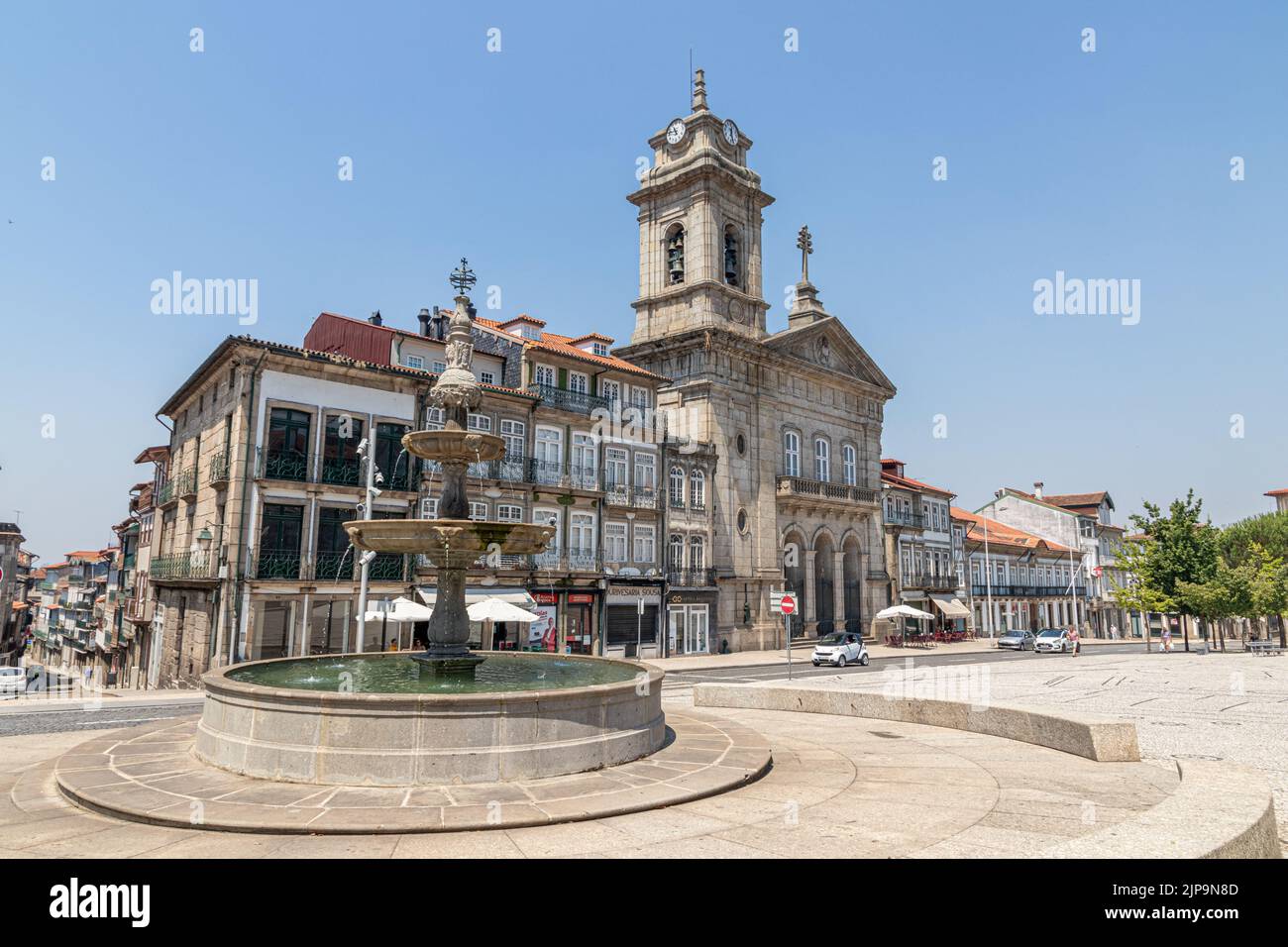 Guimaraes, Portugal. The Igreja de Sao Pedro (Saint Peter Church) in ...