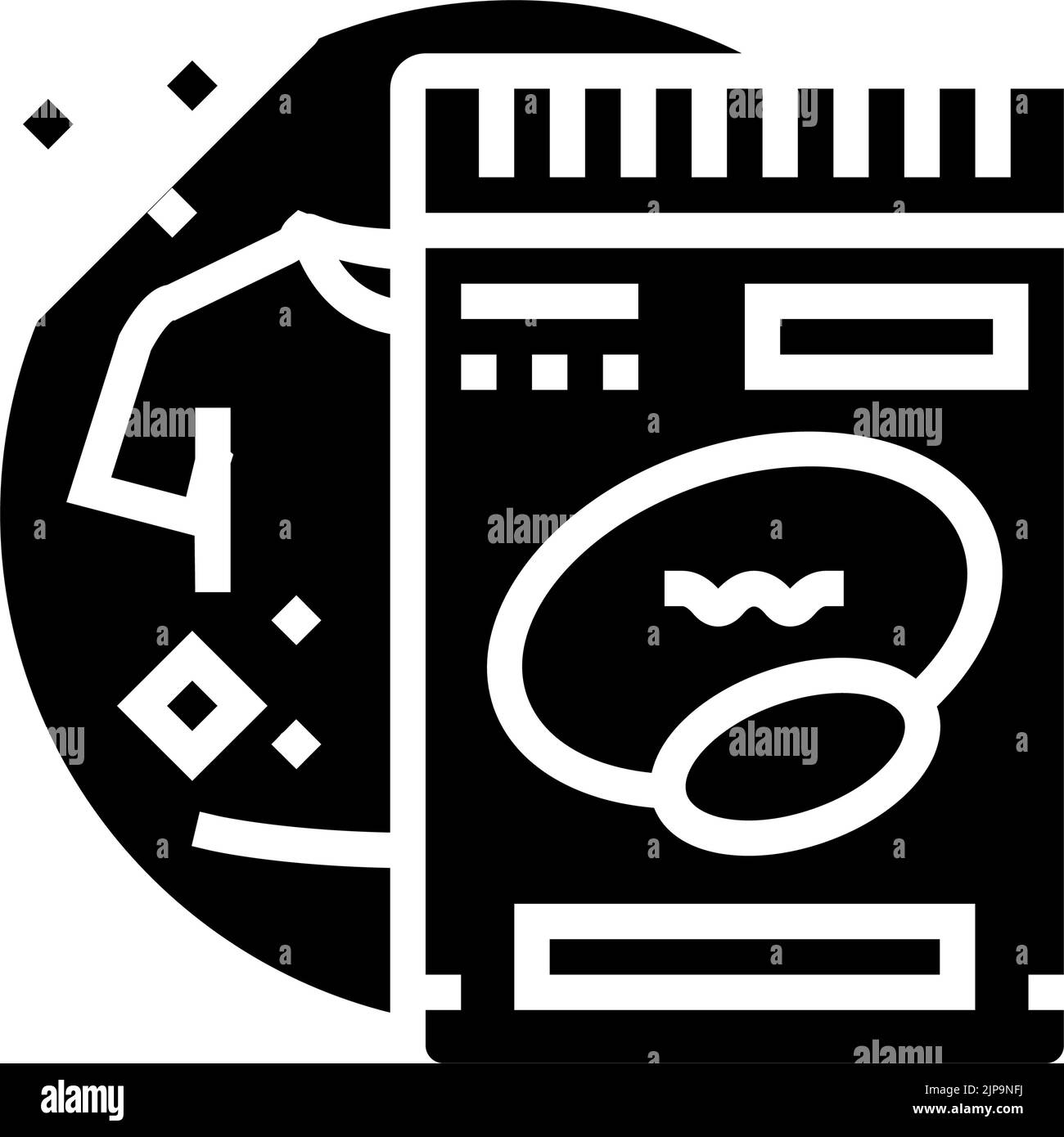 stain remover detergent glyph icon vector illustration Stock Vector ...