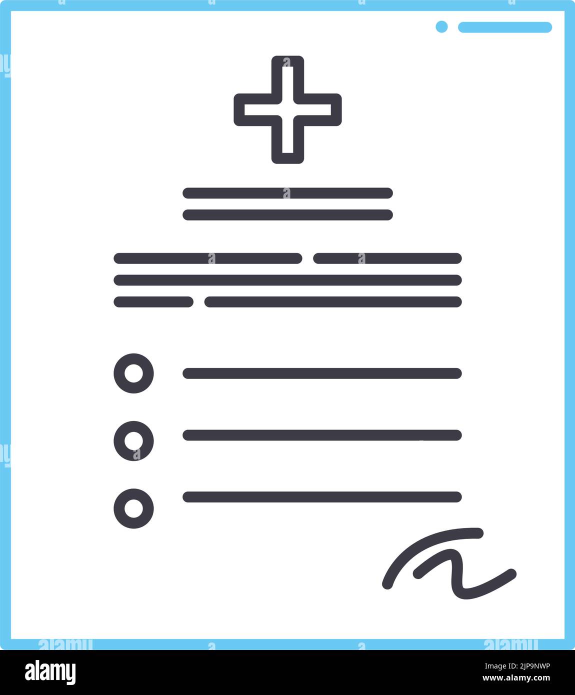 haelth regulations line icon, outline symbol, vector illustration ...