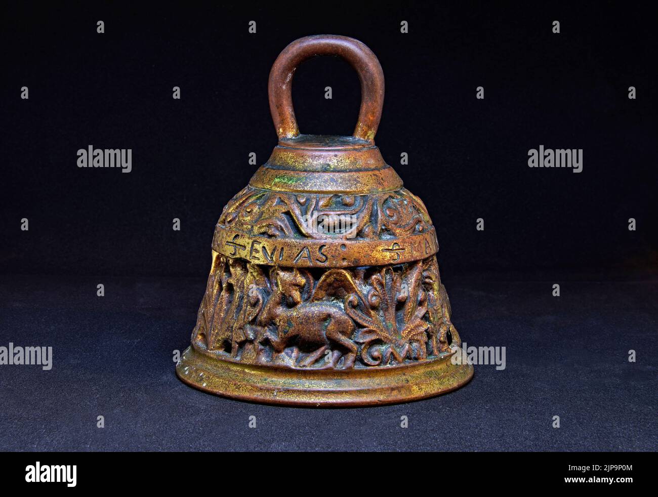 Solid Brass Bell, Vintage Brass Marcvs Lvcas Johannes Mathevs Sanctuary ...